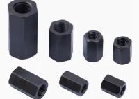 China M20 M26 M28 ASTM B7 B7M Hex Head Long Nut A325 Steel Black Oxide Black Coating DIN6334 for sale