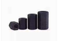 China M20 M26 M28 ASTM B7 B7M Hex Head Long Nut A325 Steel Black Oxide Black Coating DIN6334 for sale