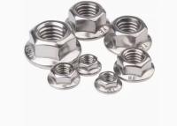 China M8 M10 M20 Hex Hexagon Flange Nut Carbon Steel Zinc Plated Zn Serrated  DIN6923 for sale