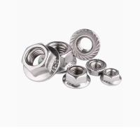 China Custom M8 M10 M12 Hex Flange Metal Nut Brass Copper Nickel Tin Plated DIN6923 for sale