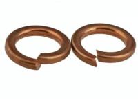 China M12 Copper T1 T2 T3 Coil Split Lock Spring Washer DIN127 for sale