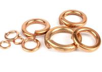 China M8 M10 Brass H59 H62 H65 Heavy Normal Light Type Single Coil Split Lock Spring Washer DIN127 for sale