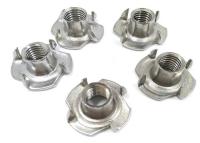 China Super Duplex Stainless Steel 2205 2507 904L 2507 A286   Tee Nut 4 Claw 4 Prong Furniture DIN1624 for sale