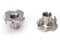 China Super Duplex Stainless Steel 2205 2507 904L 2507 A286   Tee Nut 4 Claw 4 Prong Furniture DIN1624 for sale