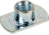China M4 M6 Gr 4.8 8.8 Carbon Galvanized Steel Yellow Blue White Zinc Plating T Sliding Nut for sale