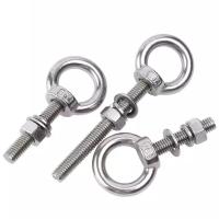 China M6 M8 M10 Carbon Steel Lifting Eye Bolt  Grade Class 8.8 10.9 12.9  Zinc Coating Plated DIN580 for sale