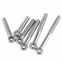 China M8 M10 M12 M16 M18 Grade2 Grade 5 Gr2 Gr5 Titanium Anodized Eye Bolt DIN444 for sale