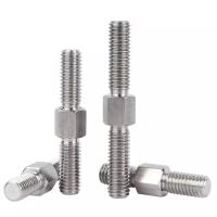 China 1/2 3/4 Super Duplex ss Double end stud Bolt with nut 2507 2205 2507 904L AISI304 316 DIN938 for sale