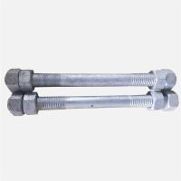 China Carbon Steel Stud Threaded Bolt Double End Studs  White Blue Yellow zinc Plated DIN938 for sale