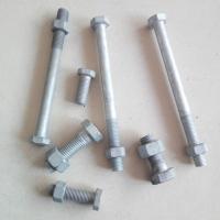 China Carbon Steel Stud Threaded Bolt Double End Studs  White Blue Yellow zinc Plated DIN938 for sale