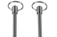 China 3/8 7/16 1/2 Brass plating quick release pins SUS 304 SUS 316 A2 A4-80 L-Handle Quick-Release Pins for sale