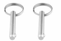 China 3/8 7/16 1/2 Brass plating quick release pins SUS 304 SUS 316 A2 A4-80 L-Handle Quick-Release Pins for sale