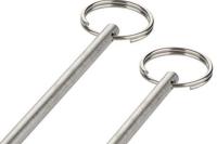 China 3/8 7/16 1/2 Brass plating quick release pins SUS 304 SUS 316 A2 A4-80 L-Handle Quick-Release Pins for sale