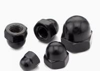 China M5 M6 M8 PA66 Plastic Nylon Hexagon Hex Domed Cap Nut Black White Color DIN1587 for sale