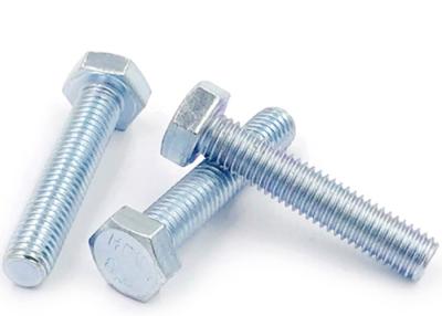 China Hex Heavy Bolt Carbon Steel Grade 12.9 M16 7/16 Zinc Plated High Strength Structural Use for sale