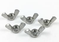 China M5 M6 M8 Carbon Steel Wing Nut Butterfly Nuts Black Zinc Plated Galvanized DIN314 for sale