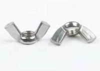 China M12 ASTM INOX B8 B8M B8T Edged Square Wing Round Butterfly Wing Nut DIN314 for sale