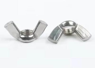 China M12 ASTM INOX B8 B8M B8T Edged Square Wing Round Butterfly Wing Nut DIN314 for sale