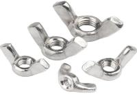 China M6 M8 Stainless Steel SS304 316 butterfly wing nuts DIN314 for sale