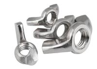 China Grade 4.8 8.8 Oxide Edged Square Wing Round Butterfly Wing Nut DIN314 DIN315 for sale