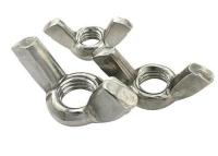 China M5 M6 M8 8.8 Carbon Steel Black Zinc Plated Wing Nut DIN314 for sale