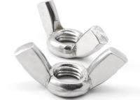 China M12 M14 Super Duplex Stainless steel  SS 2205 2507 904L 2507 Edged Square Butterfly Wing Nut DIN314 for sale