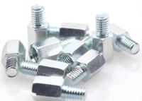 China M3 M4 Male And Female Hex Head StandoffGalvanized Steel B7 B7M Blue Yellow Zinc Plating for sale