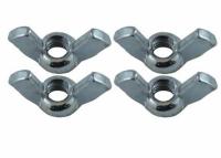 China M6 M10 Class  4.8 12.9 Gal Steel Q235 Edged Square Wing Nut DIN314 for sale