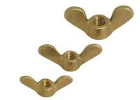 China Class 4.8 8.8 10.9 12.9 Yellow Coating Brass Zinc Flake Coated DIN315 Rounded Wings Wing Nuts for sale