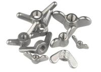 China M10 M12 M14 Stainless Steel SUS304 Forged Long Butterfly Wing Nut for sale