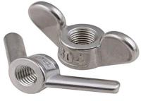 China M4 M6  Duplex Stainless Steel 2205 2507 904L  Round Butterfly Wing Nut for sale
