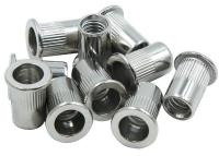 China M6 M8 M10 Stainless Steel 70 80 ANSI AISI 304  Small Flat Head Serrated Rivet Nuts for sale