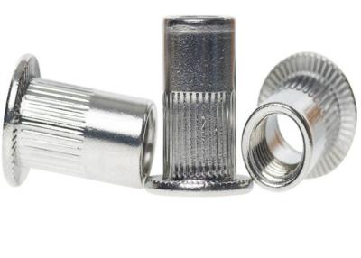 China M8 M10 M12 Super Duplex Stainless steel  2205 2507 904L Knurled Flat Head Rivet Nut for sale