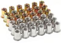 China M8 M10 M12 Super Duplex Stainless steel  2205 2507 904L Knurled Flat Head Rivet Nut for sale