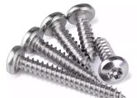 China Stainless Steel ANSI INNOX SUS 304 Hexalobular Hex Socket Torx Pan Head Tapping Screw GB T 2670.1 for sale