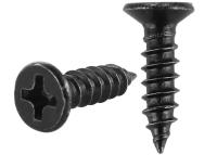 China 18-8 Stainless Steel Countersunkhead Tapping Screw Black Cross Recess SS304 2205 2507 904L 2207 for sale