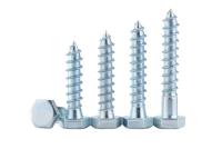China Carbon Steel  Hexagonal Head Tapping ScrewC1010 Blue Zinc Plated Class 4.8 Grade 10.9 for sale