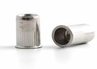 China M6 M8  Steel Knurled Body Open End Reduced Flat Small Head Rivet Nut A453 GR660 A286 for sale