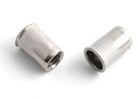 China M6 M8  Steel Knurled Body Open End Reduced Flat Small Head Rivet Nut A453 GR660 A286 for sale