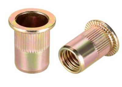 China M10 M12 steel Grade 10.9 12.9 Knurled Body Open End Reduced Flat Small Head Rivet Nut for sale