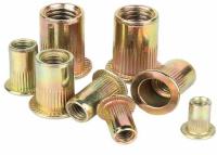 China M10 M12 steel Grade 10.9 12.9 Knurled Body Open End Reduced Flat Small Head Rivet Nut for sale