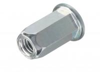 China M12  Class  10.9 12.9 Galvanized Hex Hexagon Flat Head Blind Rivet Nut Blue for sale