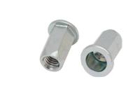 China M12  Class  10.9 12.9 Galvanized Hex Hexagon Flat Head Blind Rivet Nut Blue for sale