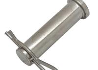 China M10 M12  Grade 2 5 Steel Oxide Galvanized Powder Clevis Pins  Head  With Hole Grade 8.8 for sale