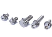 China M16 M18 Stainless Steel Hexagonal metal Bolt and Nut Washer SUS304 SUS316 A2-70 A4-70 for sale