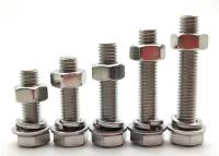 China M16 M18 Stainless Steel Hexagonal metal Bolt and Nut Washer SUS304 SUS316 A2-70 A4-70 for sale