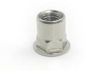 China ASTM B7 M6 Semi Hex Countersunk Round Small Head Rivet Nut Blue Zinc with Passivation Finish and ROHS Certification for sale