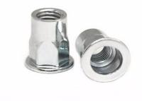 China M4 M6 M8 M10 18-8 Stainless Steel Plain Semi Hex Flat Head Rivet Nuts Polishing for sale