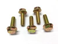 China M12 M10 Hex Head Flange Metal Bolt  Brass Copper Bronze H59 H62 Zinc Plating Din6921 for sale