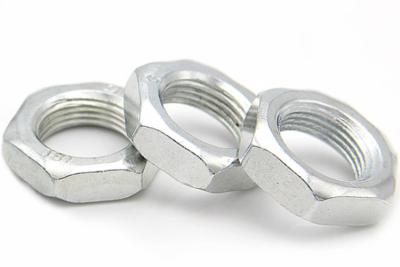 China M6 M8 Carbon Steel Hex Metal Nut HEXAGON THIN Metal NUT Galvanized Grade 8.8 Class 8.8 for sale